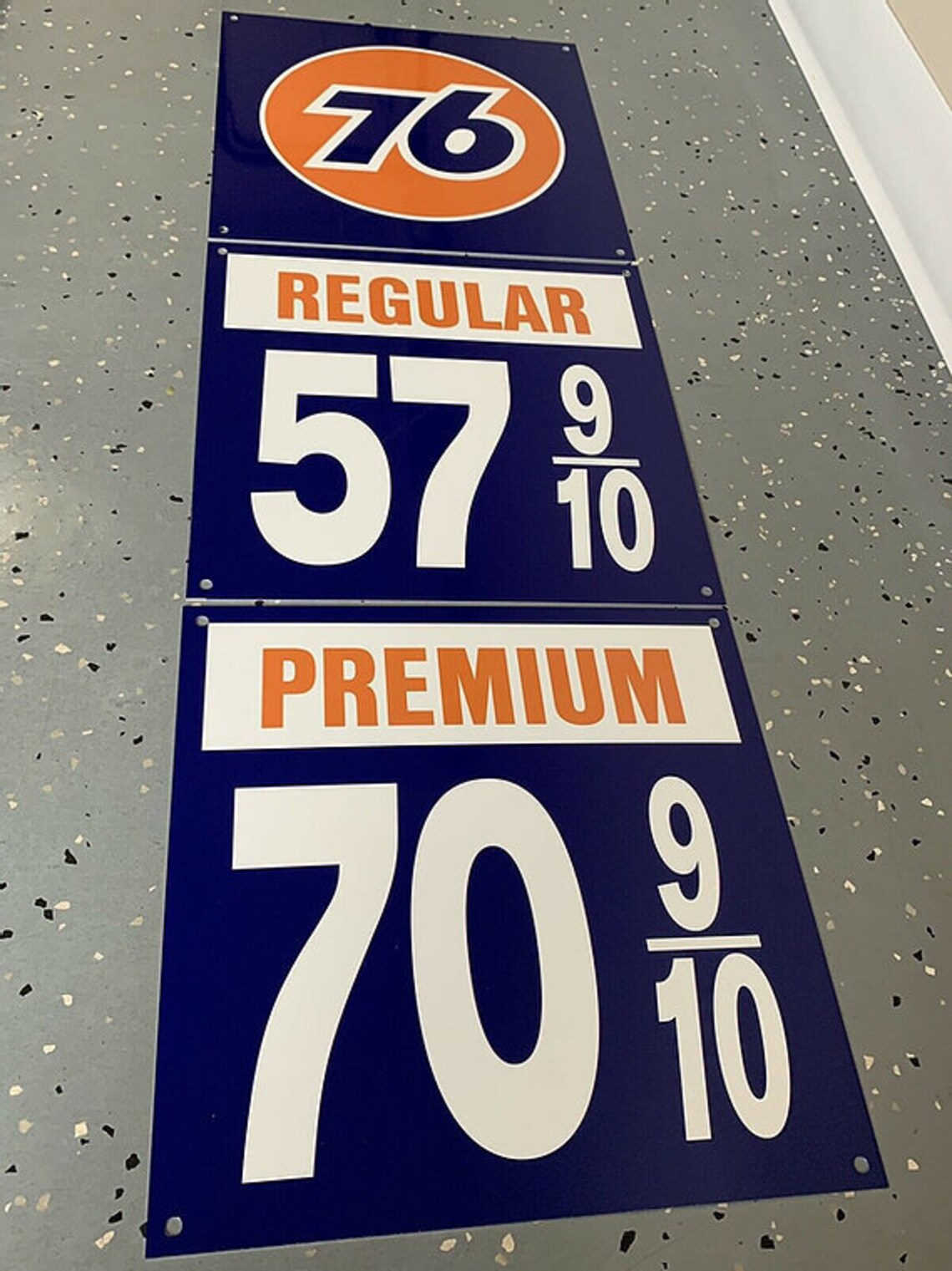Union 76 Regular & Premium 3 Piece Sign - Etsy