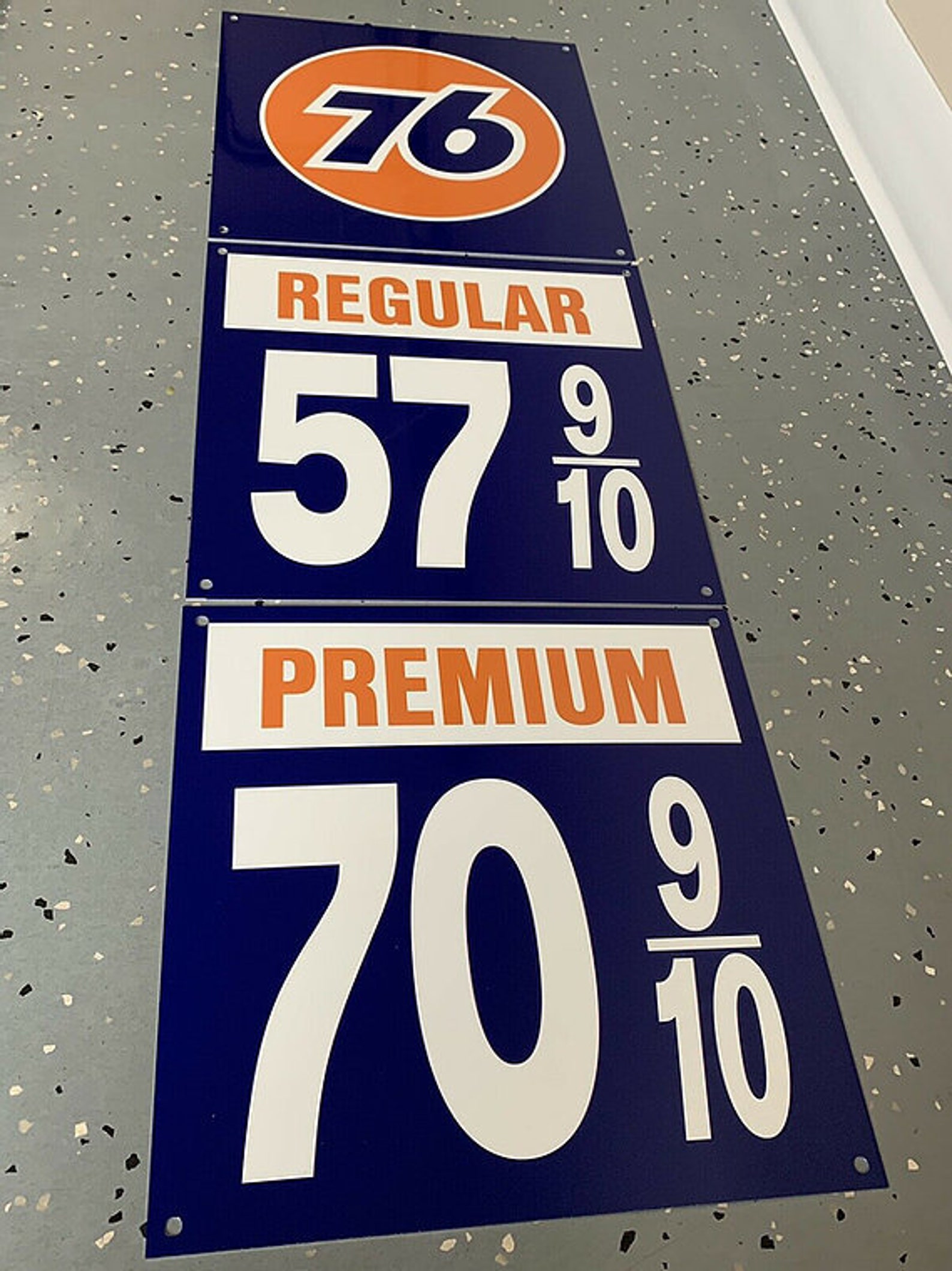 Union 76 Regular & Premium 3 Piece Sign - Etsy