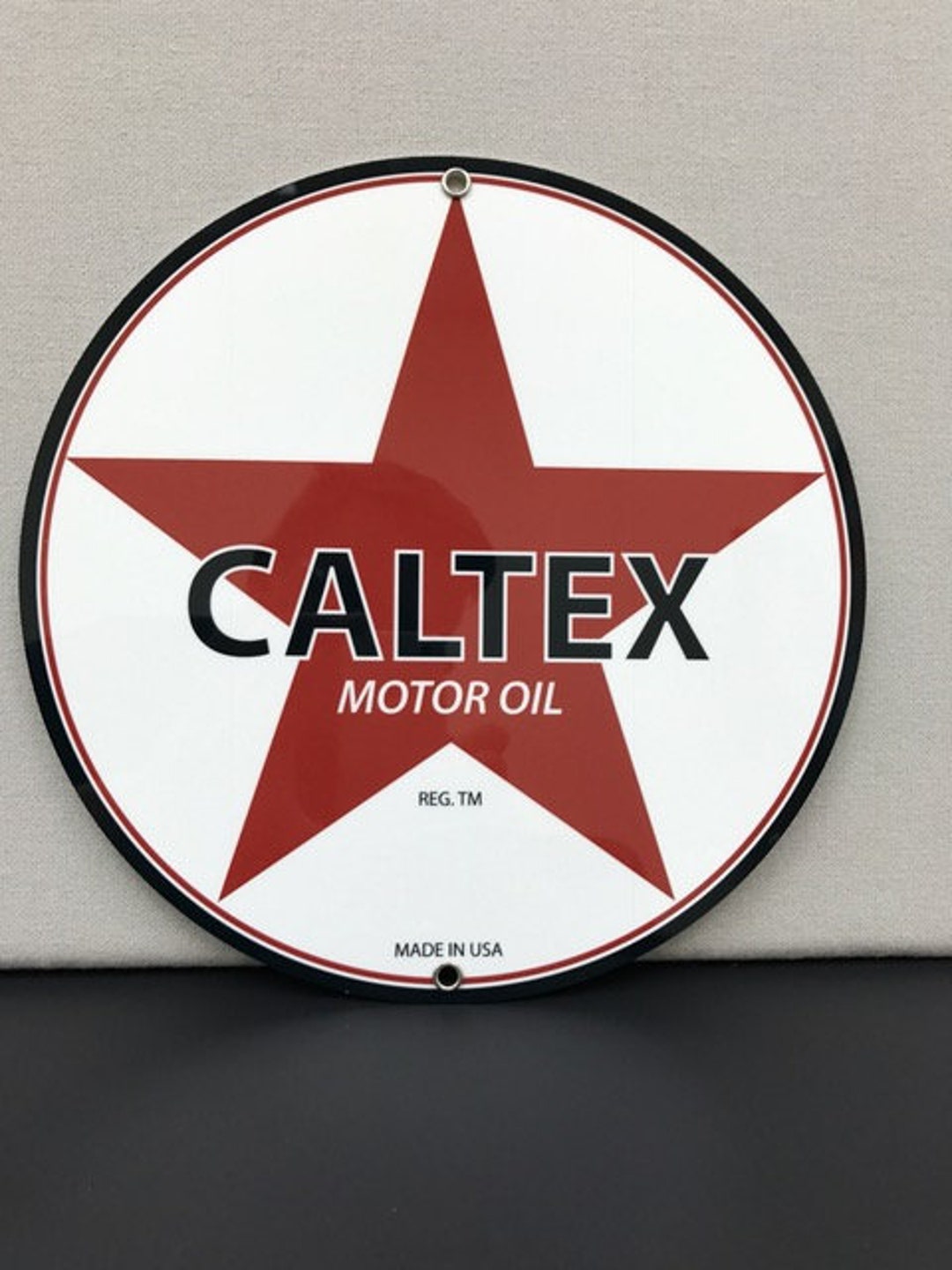 Caltex Motor Oil Reproduction Sign - Etsy
