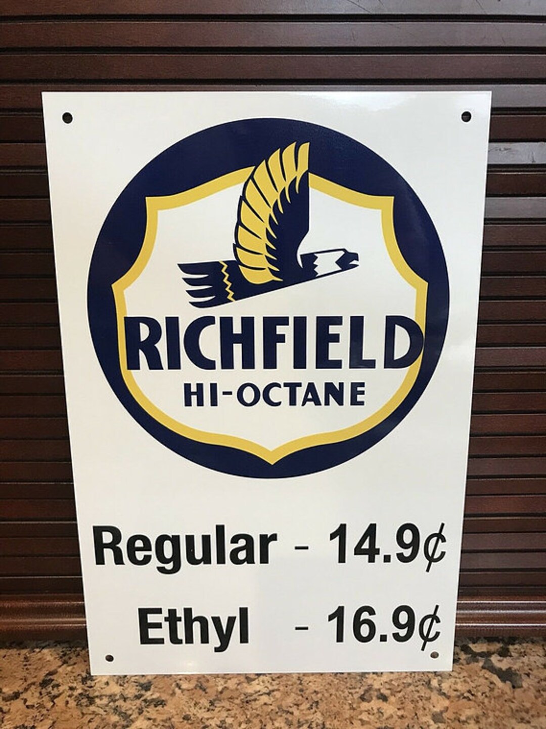 Richfield Hi-octane Gasoline Sign - Etsy