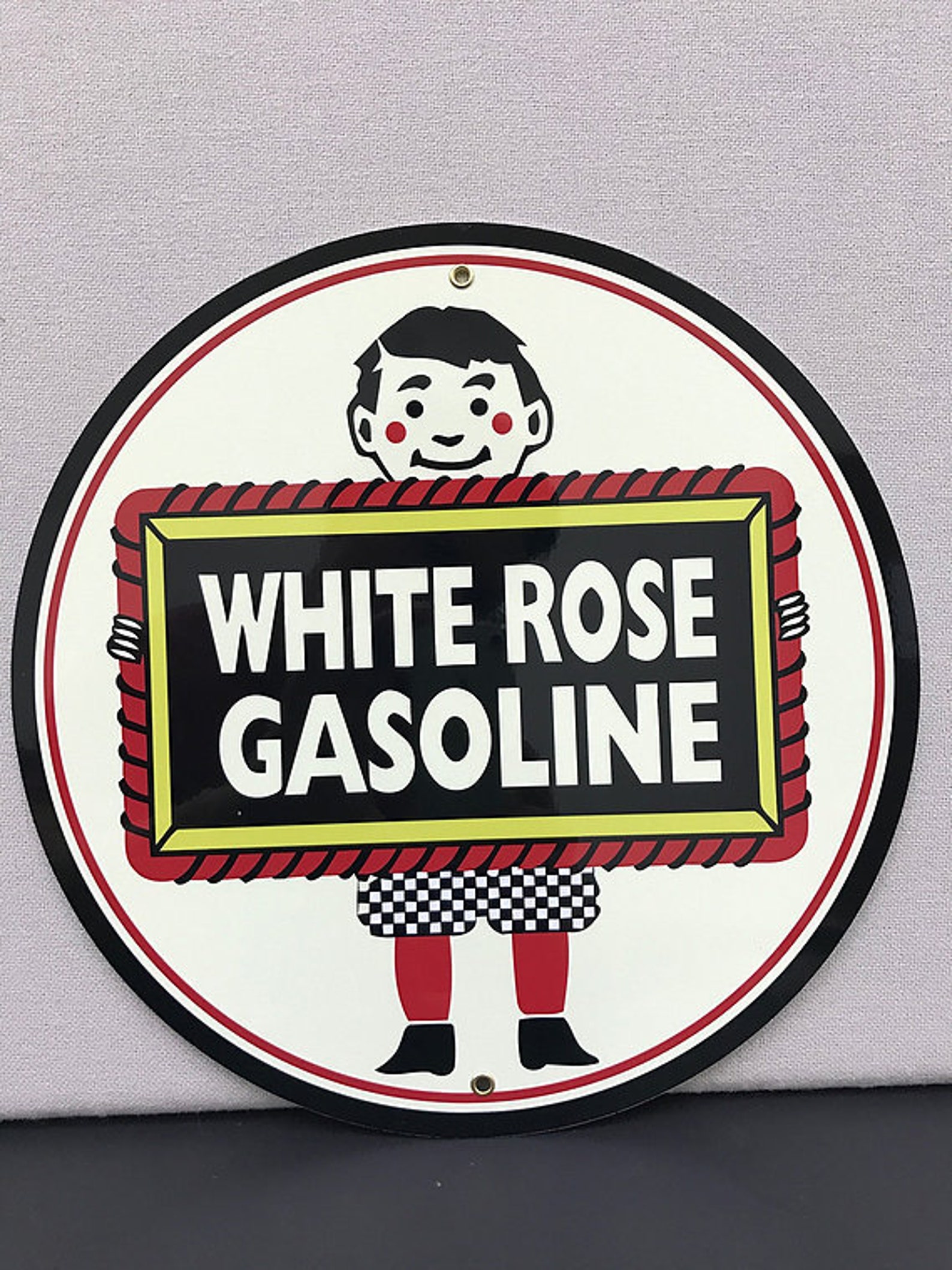 White Rose Gasoline Reproduction Sign - Etsy