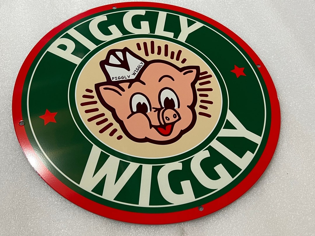 Piggly Wiggly Grocery Store Heavy Steel Vintage Style Metal Sign - Etsy