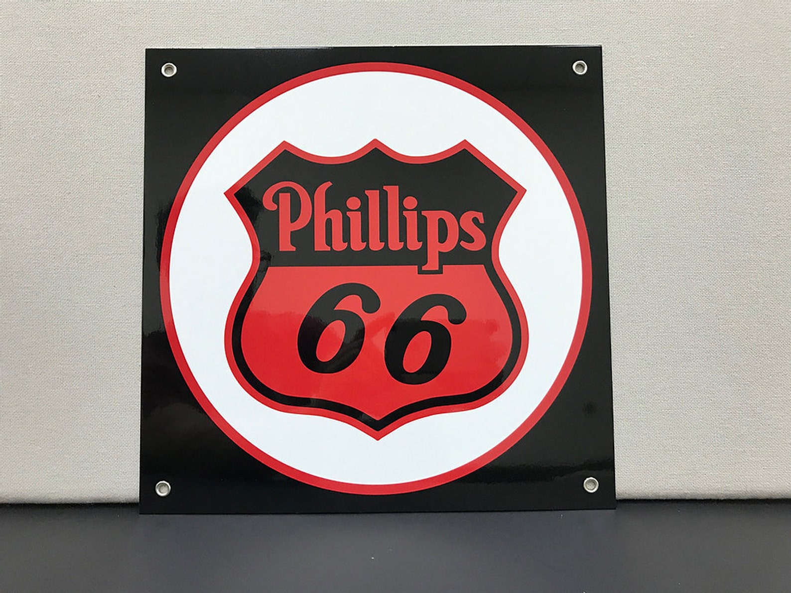 Phillips 66 Black Reproduction Sign - Etsy