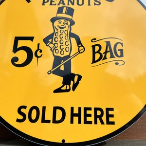 Planters Peanuts Heavy Steel Vintage Style Metal Sign - Etsy