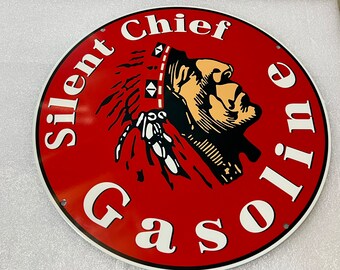 Indian Gasoline Sign - Etsy