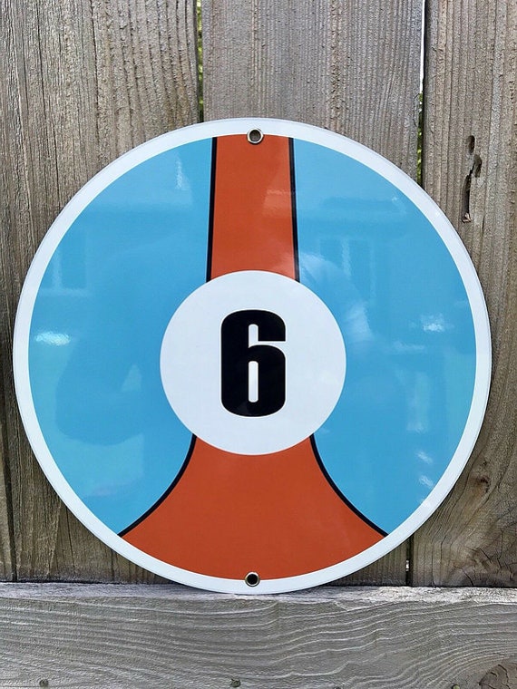 Gulf Racing Garage Vintage Style Sign - Etsy