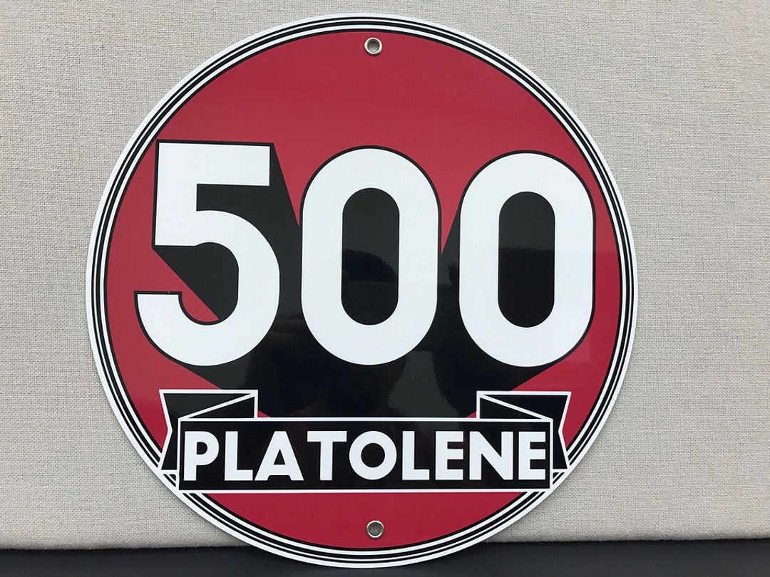 500 Platolene Reproduction Sign - Etsy