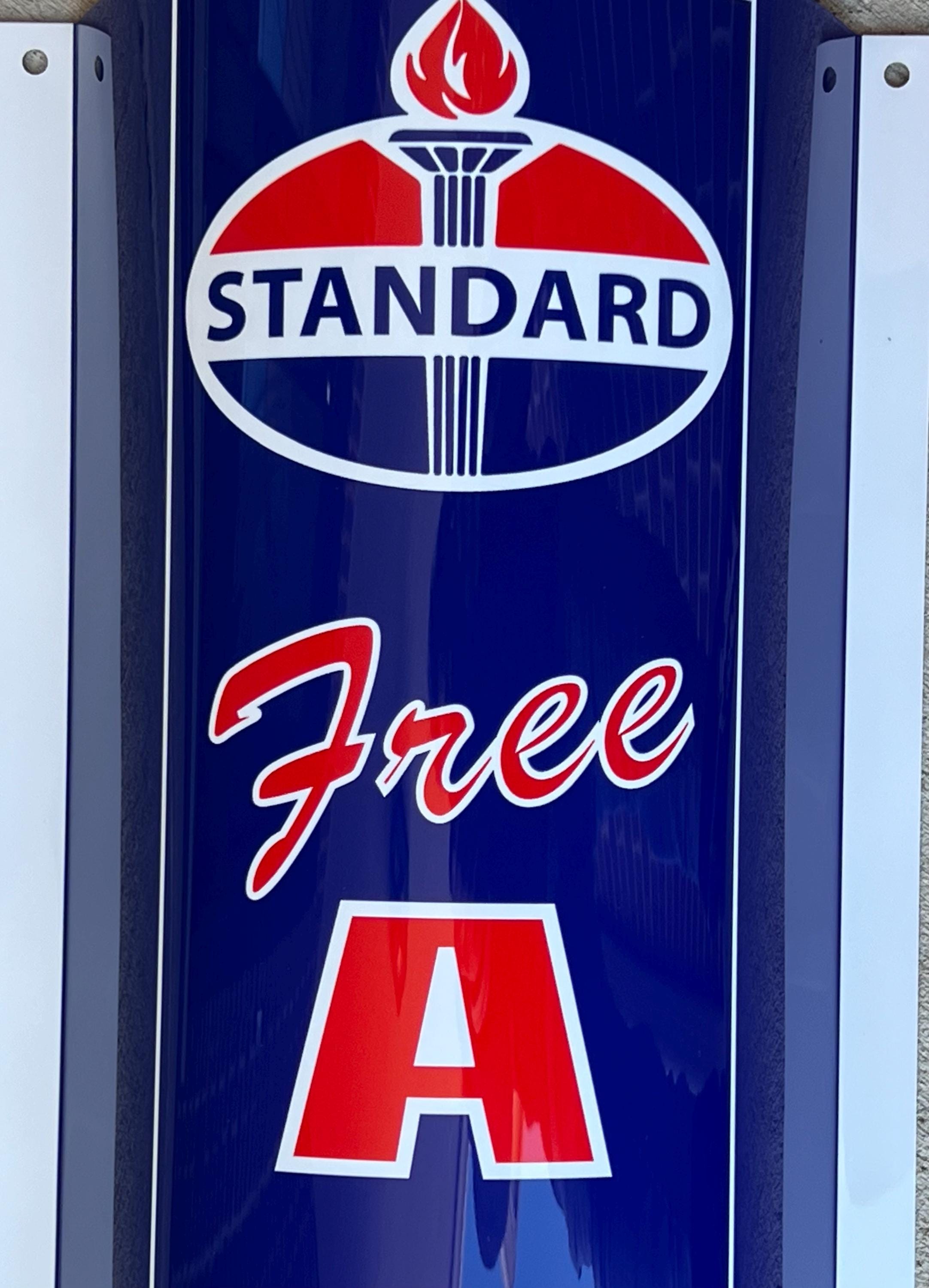 Standard Gasoline Free Air Sign Oil Gas Pump - Etsy