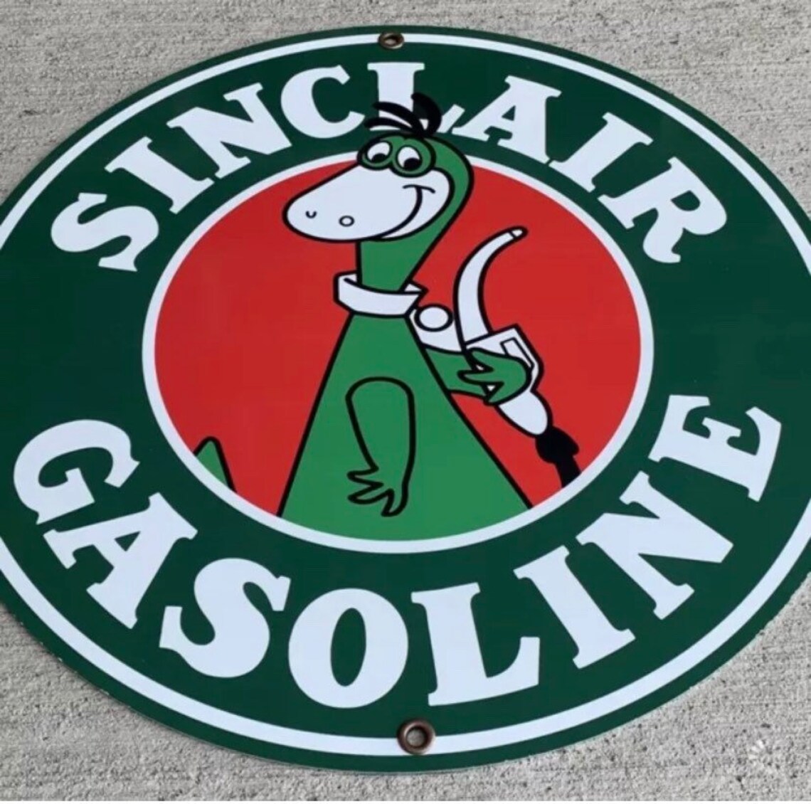 Sinclair Dino Gasoline Aluminum Sign - Etsy