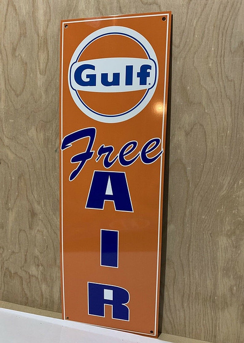 Gulf Free Air Sign - Etsy