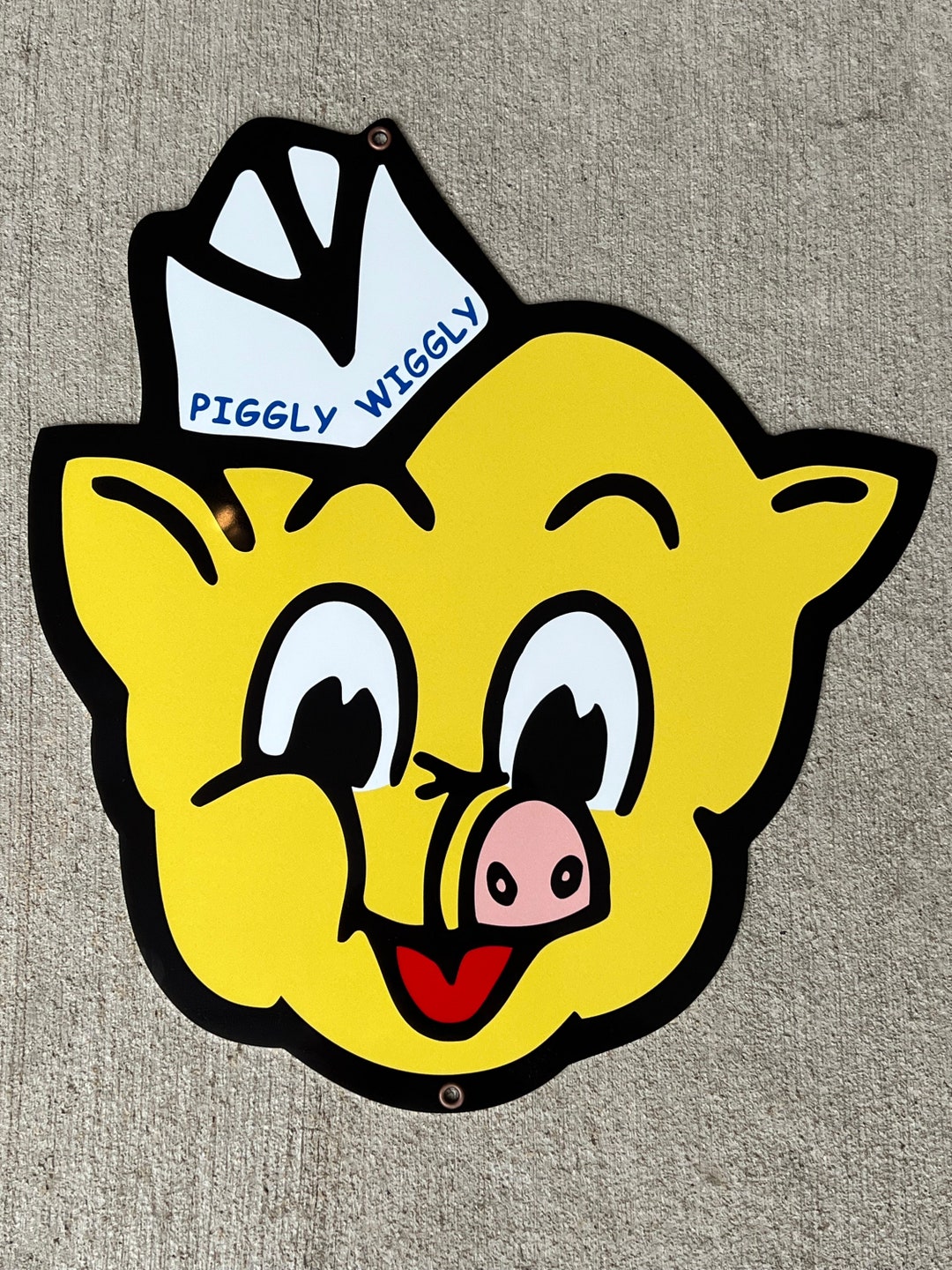 Piggly Wiggly 16 Inch Grocery Store Vintage Style Die Cut Sign - Etsy