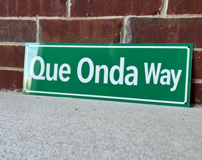 Pinche Way Street Sign Custom Personalized Gift Metal Print Highway ...