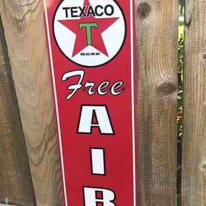 Texaco Free Air Sign - Etsy