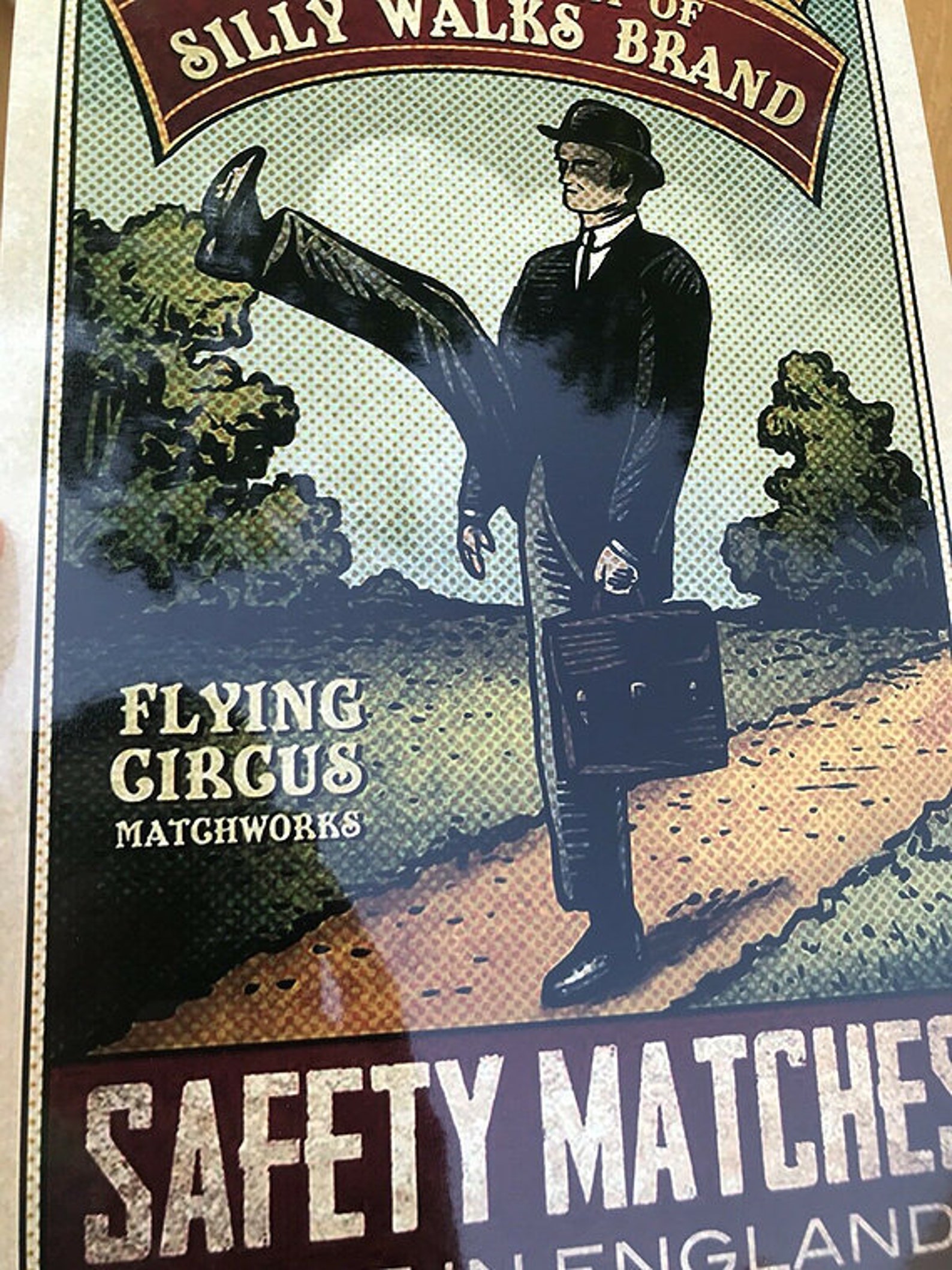 The Ministry of Silly Walks Safety Matches Sign - Etsy