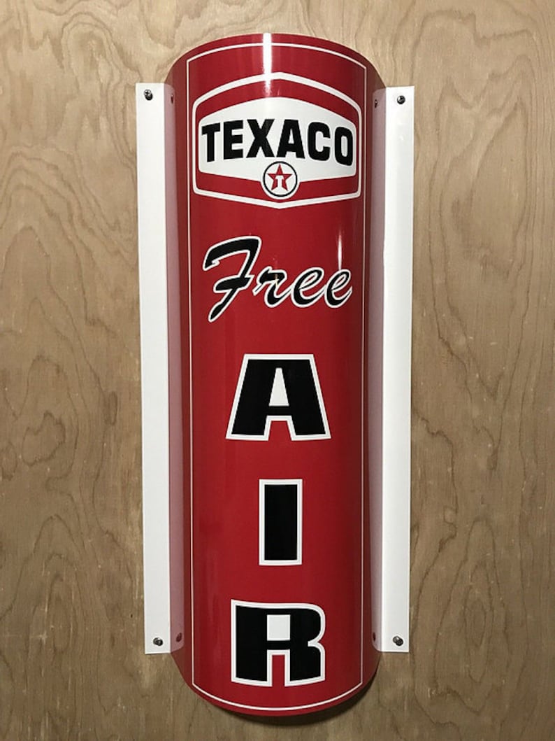 Texaco Free Air Sign - Etsy