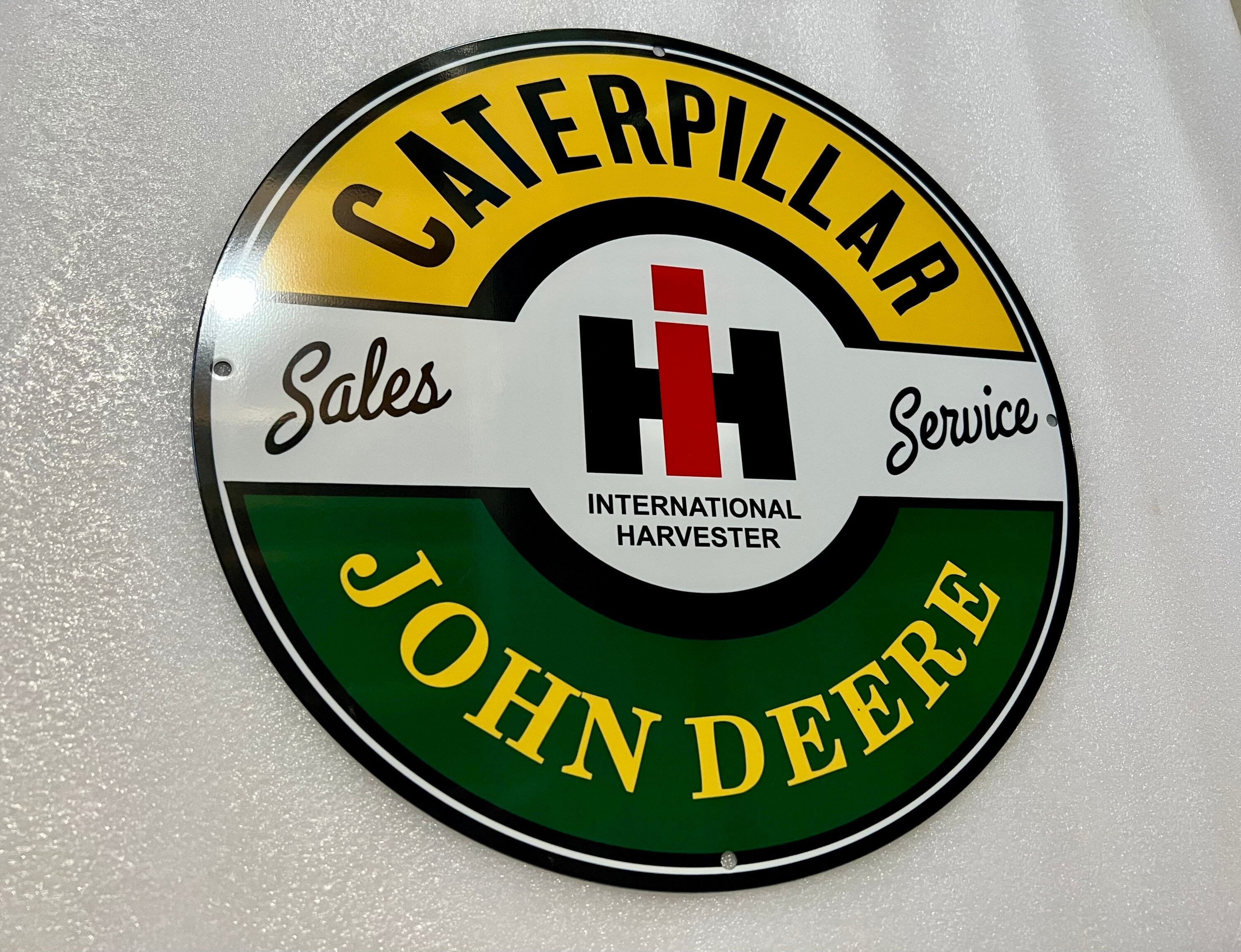 John Deere Caterpillar IH Heavy Steel Vintage Style Metal Sign - Etsy