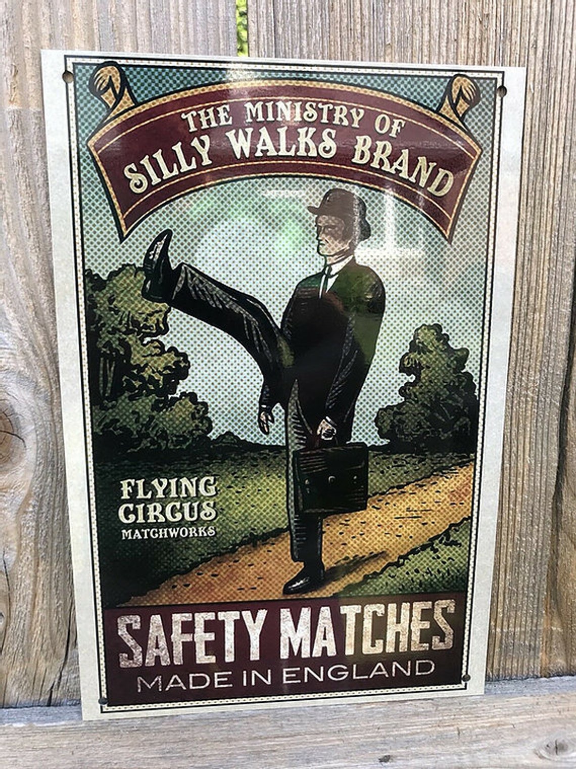 The Ministry of Silly Walks Safety Matches Sign - Etsy