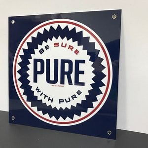 Pure Gasoline Vintage Style Sign - Etsy