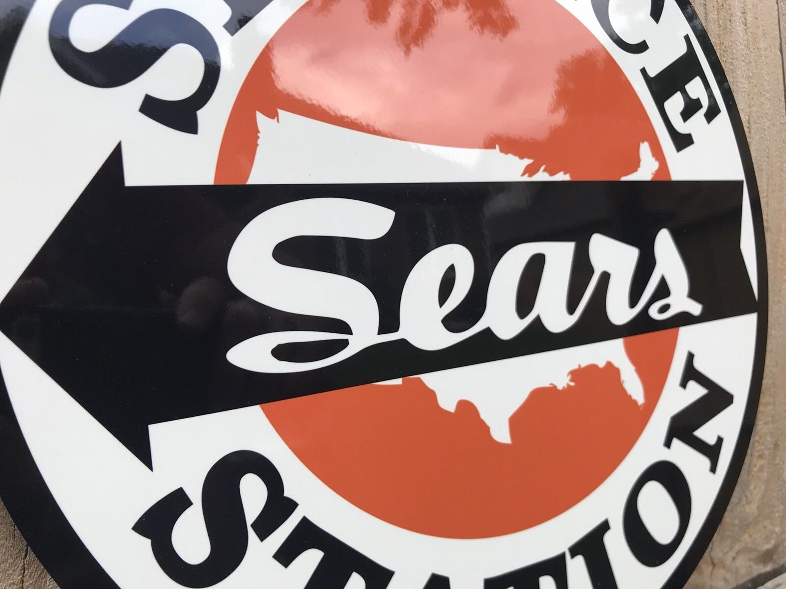 Sears Service Station vintage style sign | Etsy