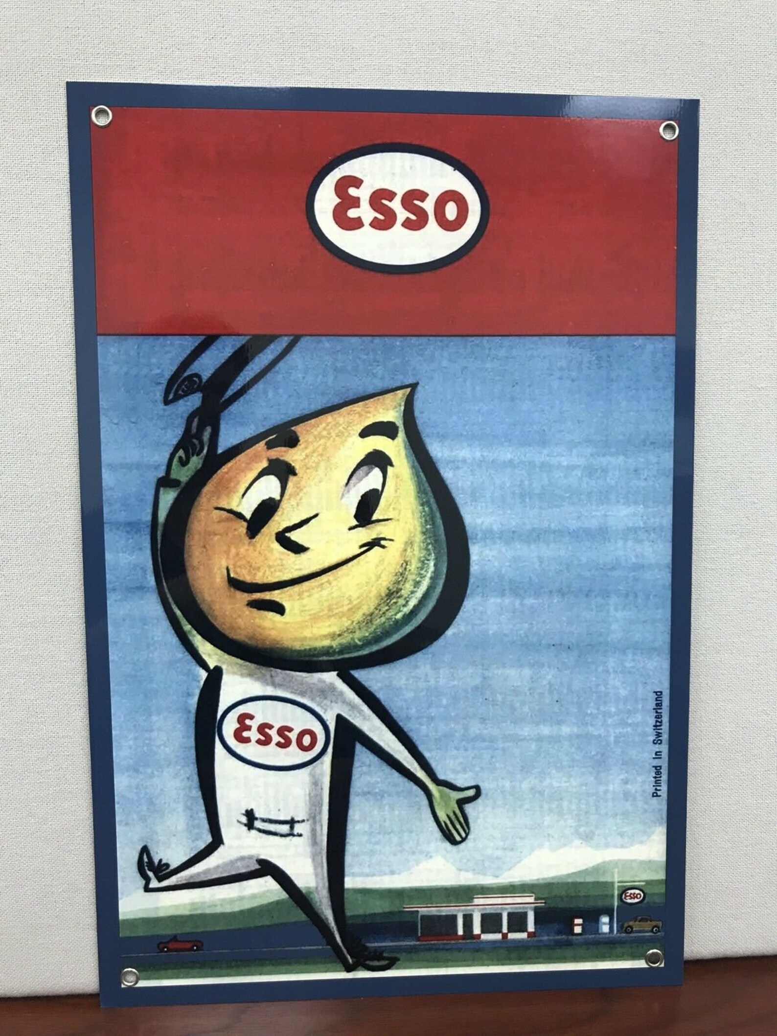 Esso Gasoline Vintage Style Sign - Etsy