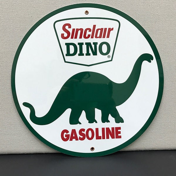 Sinclair Dino Sign - Etsy
