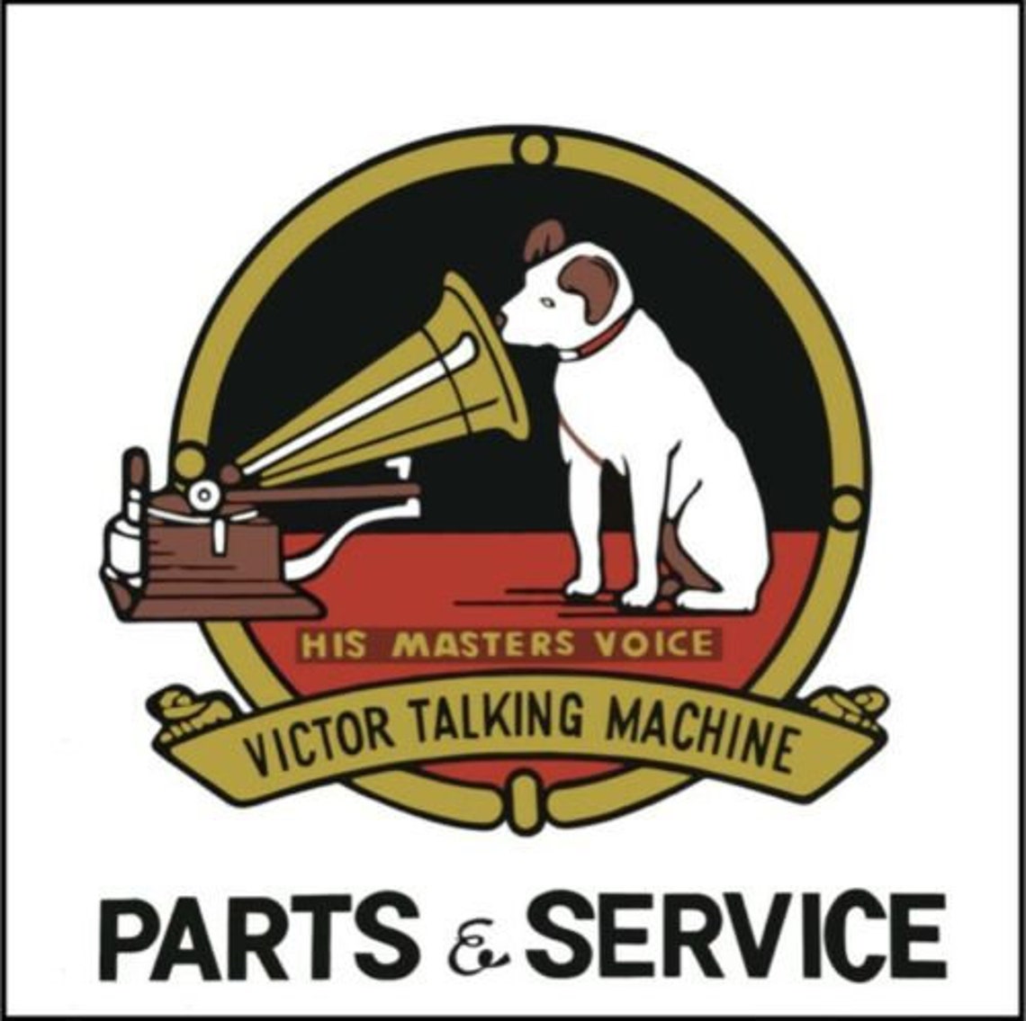 Masters Voice Victor Talking Machine Sign - Etsy New Zealand