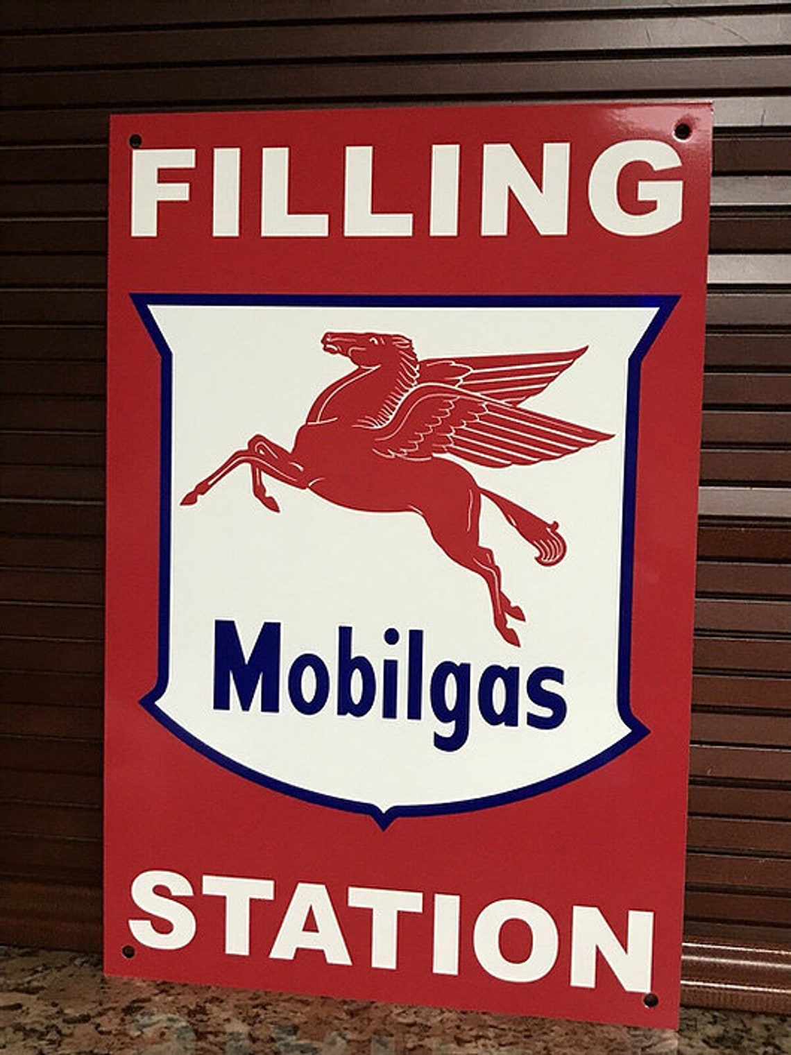 Mobilgas Filling Station Rare Vintage Style Sign - Etsy
