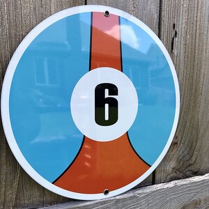 Gulf Racing Garage Vintage Style Sign - Etsy