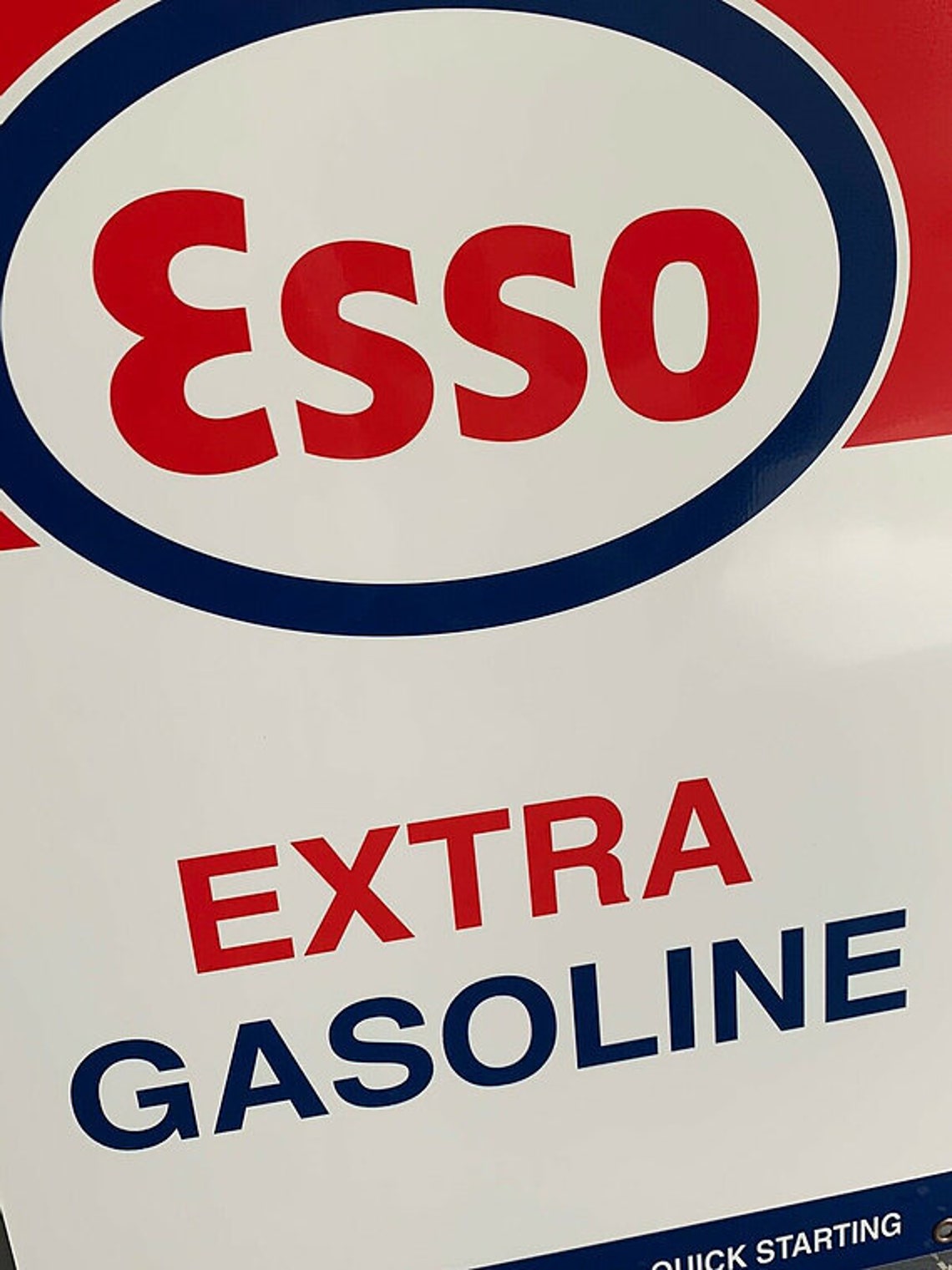 Esso Extra Gasoline Vintage Style Sign | Etsy