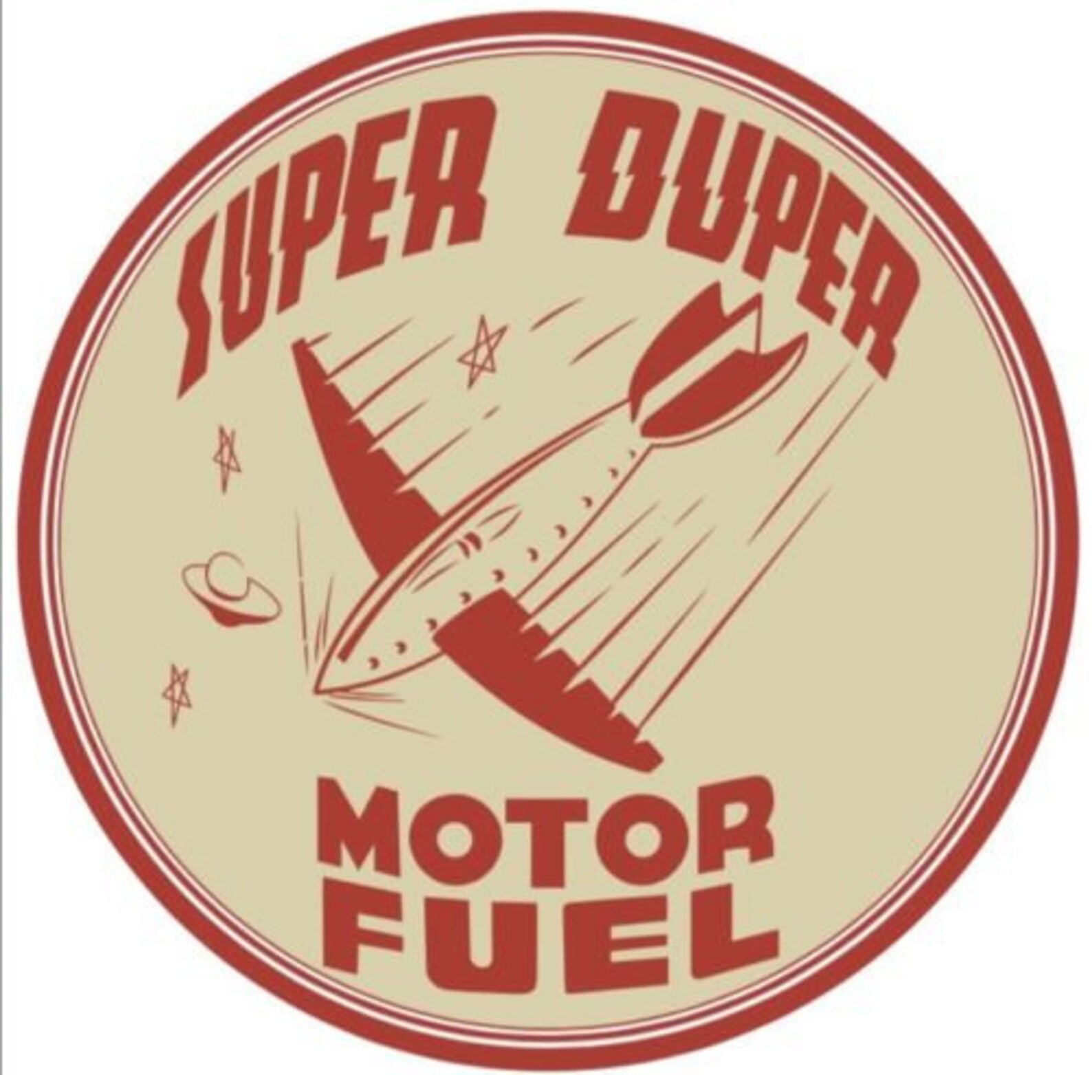 Super Duper Motor Fuel Reproduction Sign - Etsy