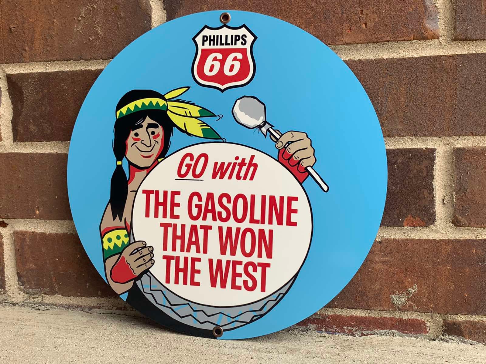 Phillips 66 Gasoline Vintage Style Sign - Etsy
