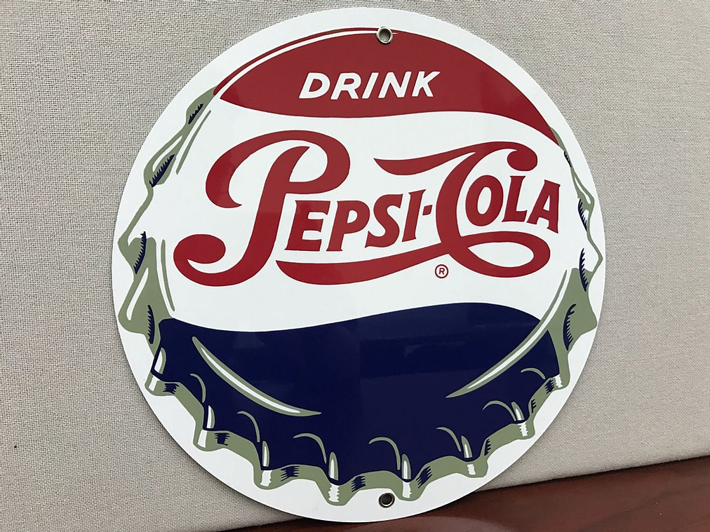 Pepsi Cola Soda Reproduction Sign - Etsy