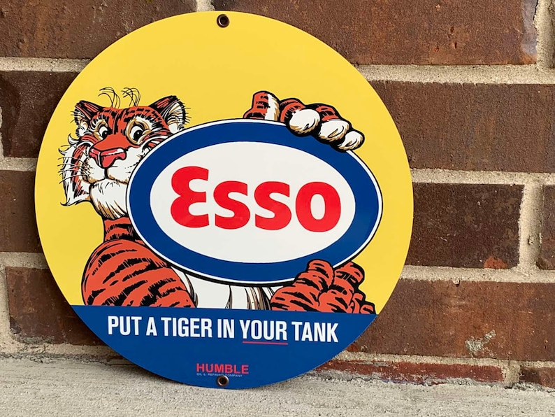 Esso Put A Tiger in Your Tank Vintage Style Sign - Etsy