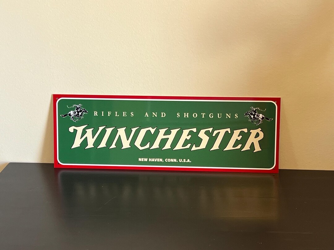 Winchester Rifles and Shotguns Sign 18 Inch - Etsy