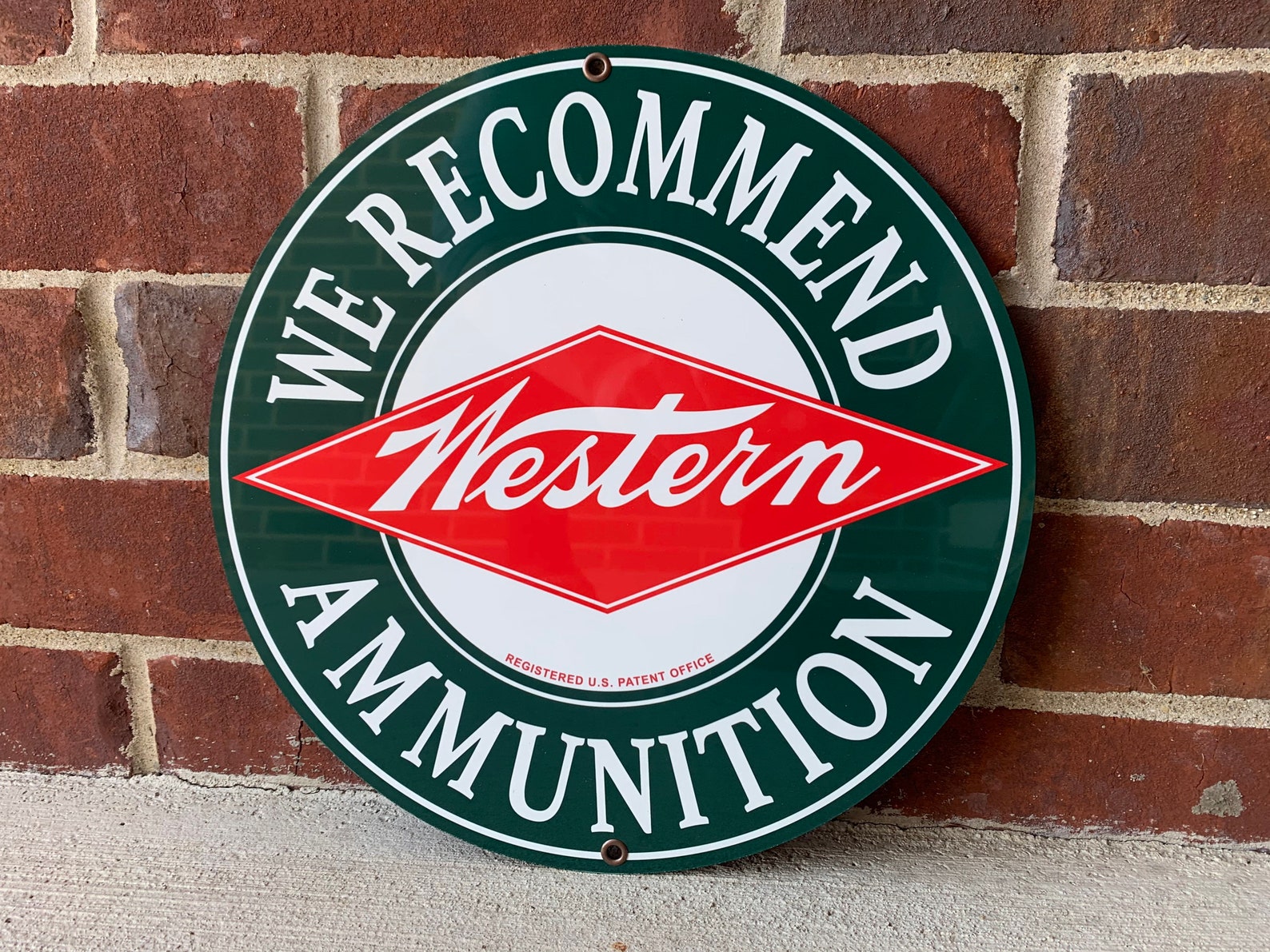Western Ammunition Vintage Style Metal Sign - Etsy