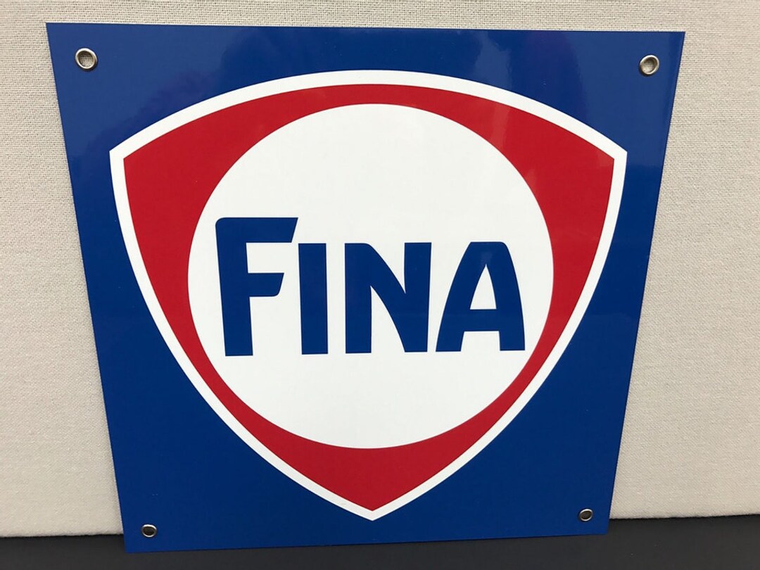 Fina Gasoline Reproduction Sign - Etsy
