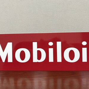 Mobiloil Advertising Style Sign - Etsy