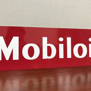 Mobiloil Advertising Style Sign - Etsy