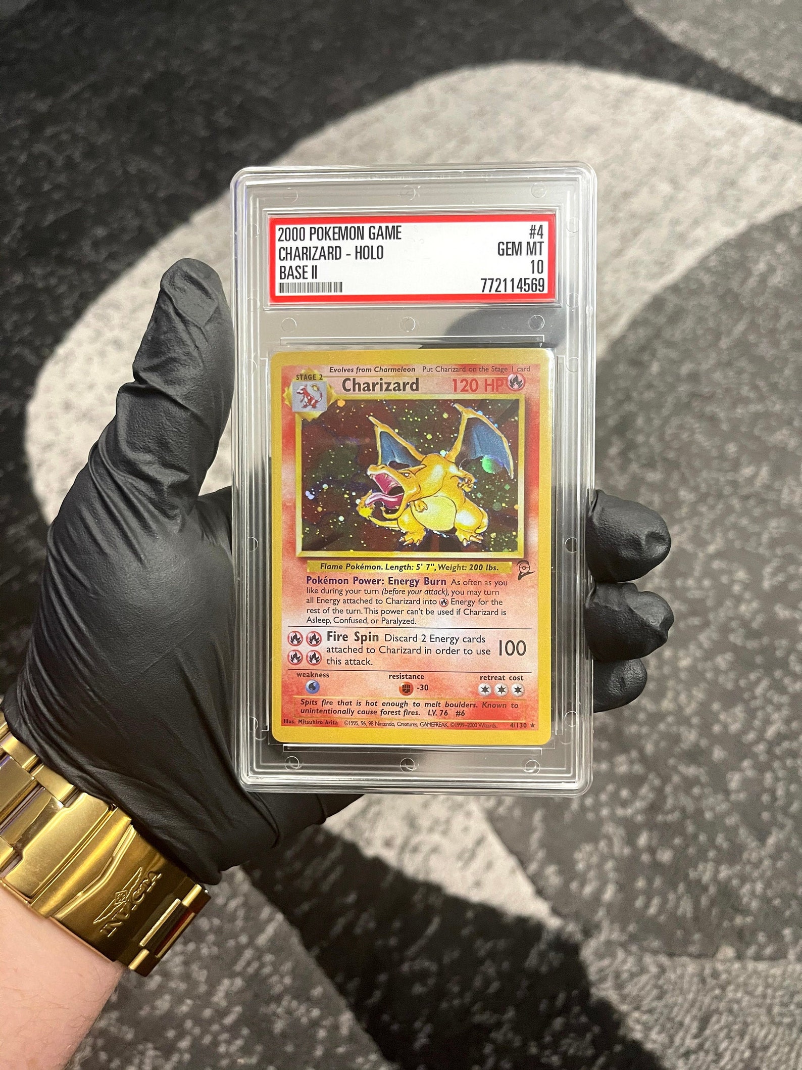 Charizard Base Set 2 HOLO PSA 04/130 Rare Pokémon Card | Etsy