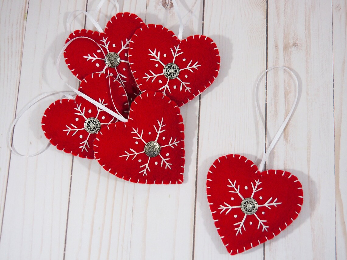 Heart Ornament, Scandinavian Heart, Swedish Hearts, Nordic Christmas ...