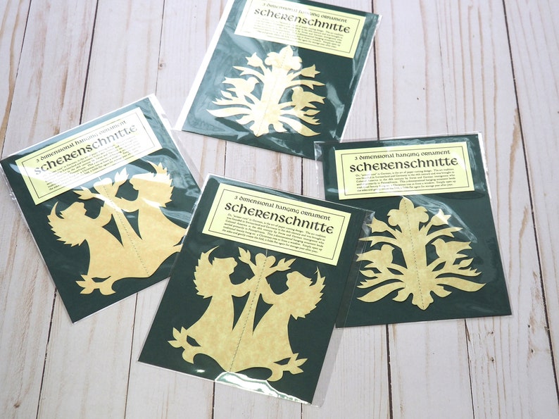 Scherenschnitte Ornaments German Paper Cutting - Etsy Polska