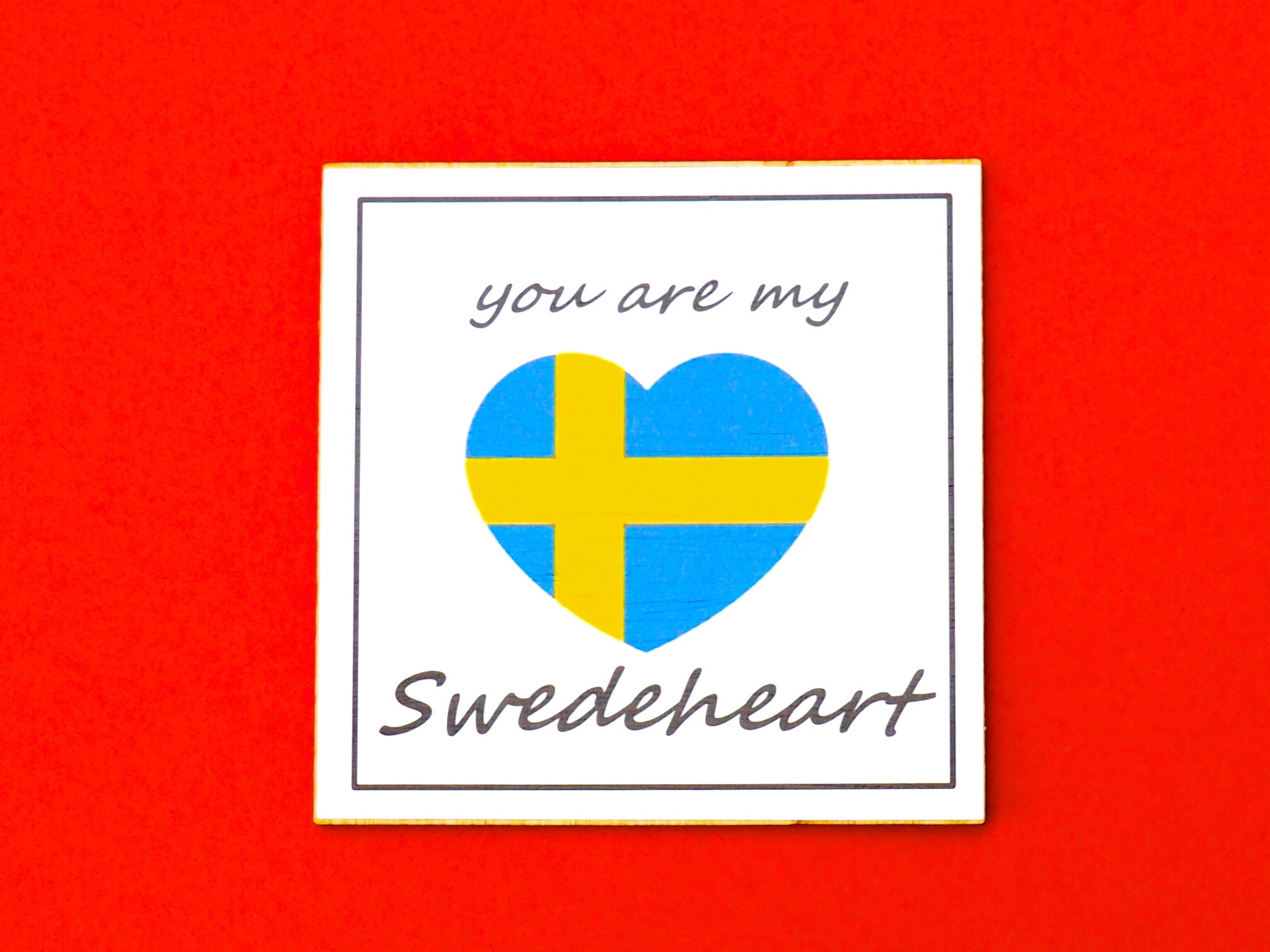 Swedeheart Magnet Swedish Magnet Scandinavian Humor 3 X 3 - Etsy