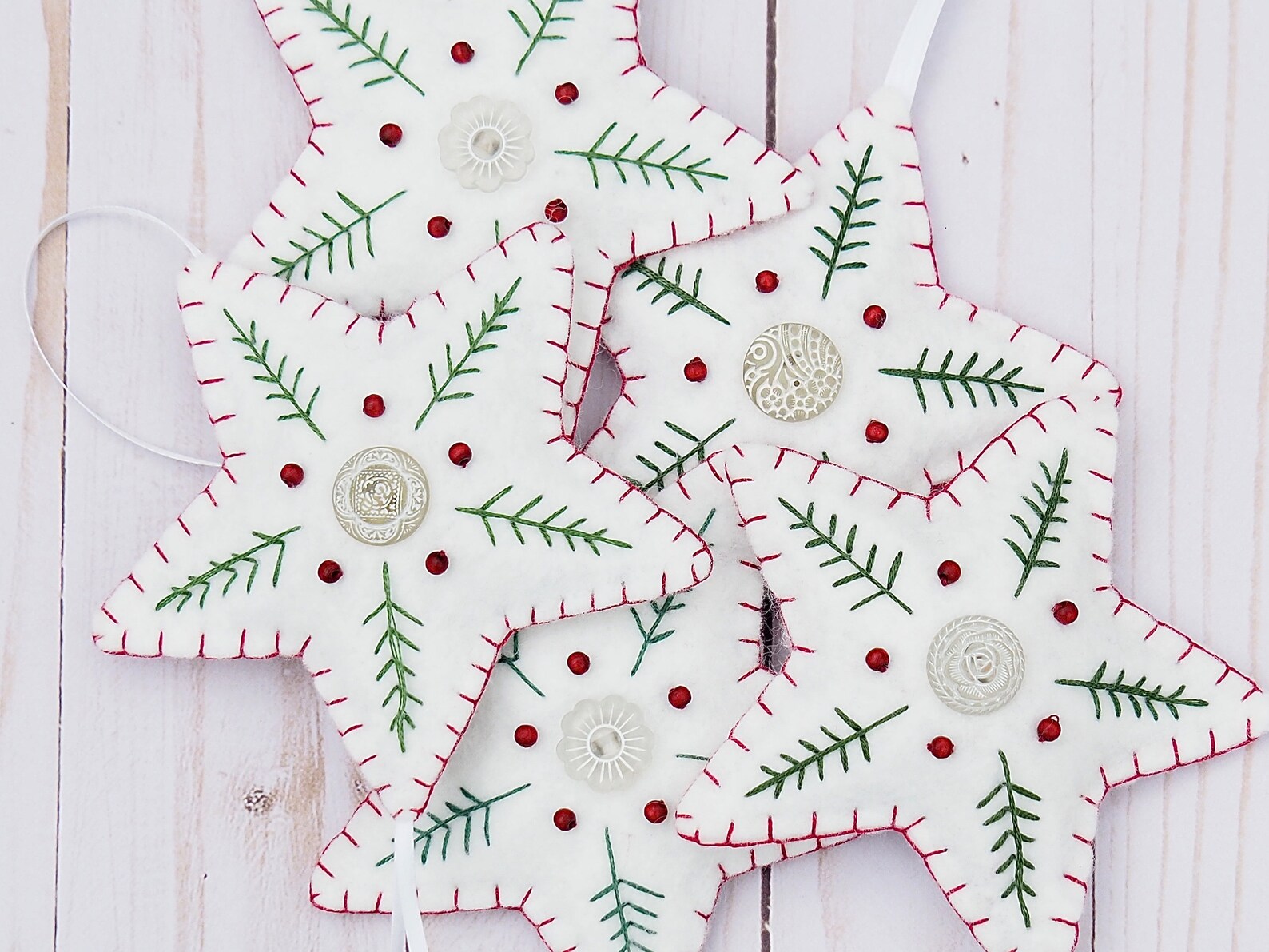 Wool Felt Star, Star Ornament, Scandinavian Felt Ornaments ...