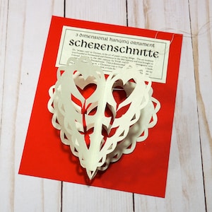 Scherenschnitte Ornaments German Paper Cutting - Etsy