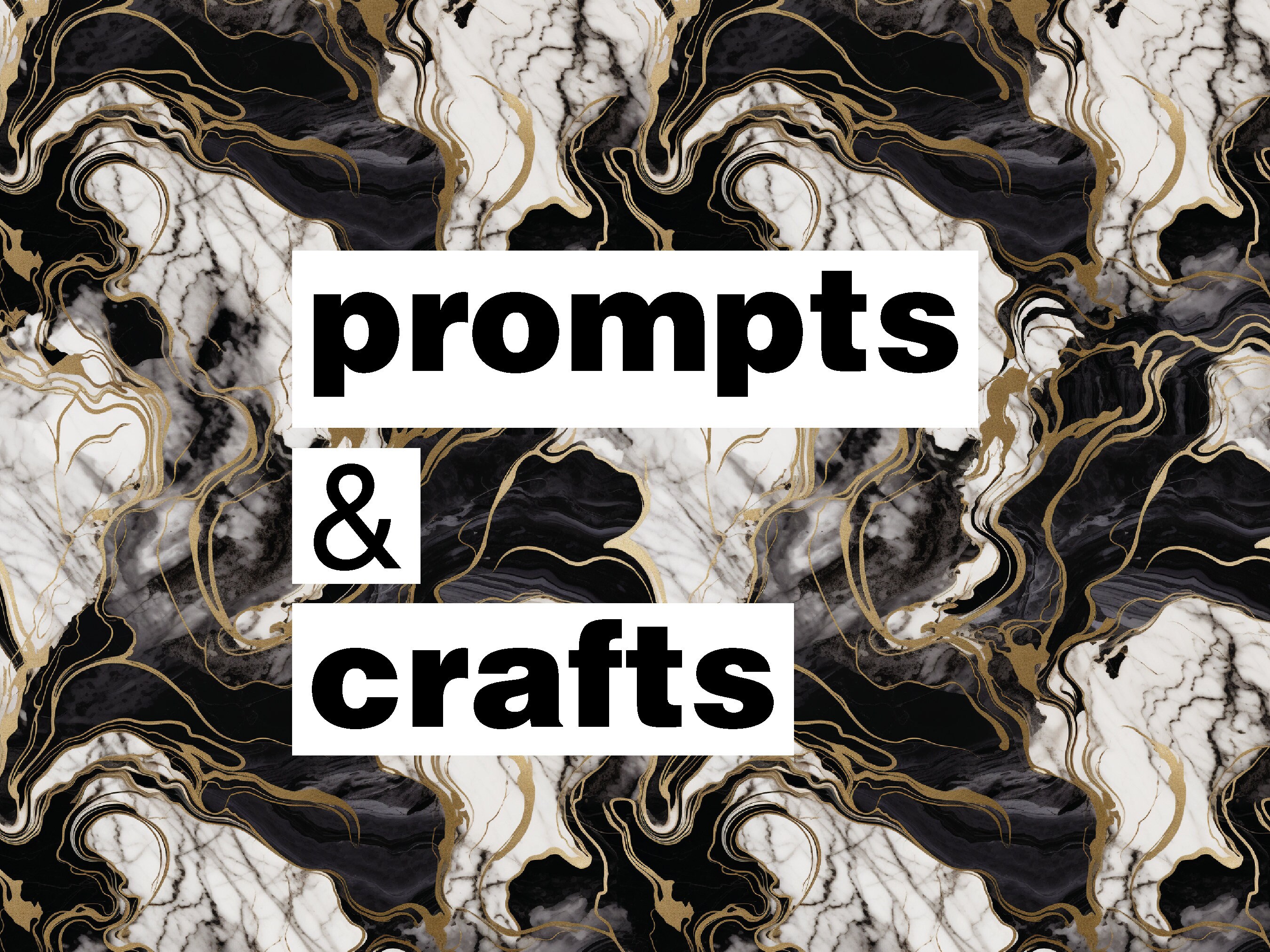 Ivory Black and Gold Marble Digital Papers, 20 Fancy Geode Seamless ...