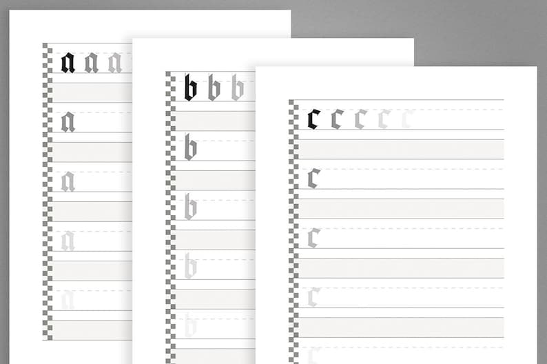 Textura Calligraphy – Blackletter Calligraphy Manual & Workbook ...