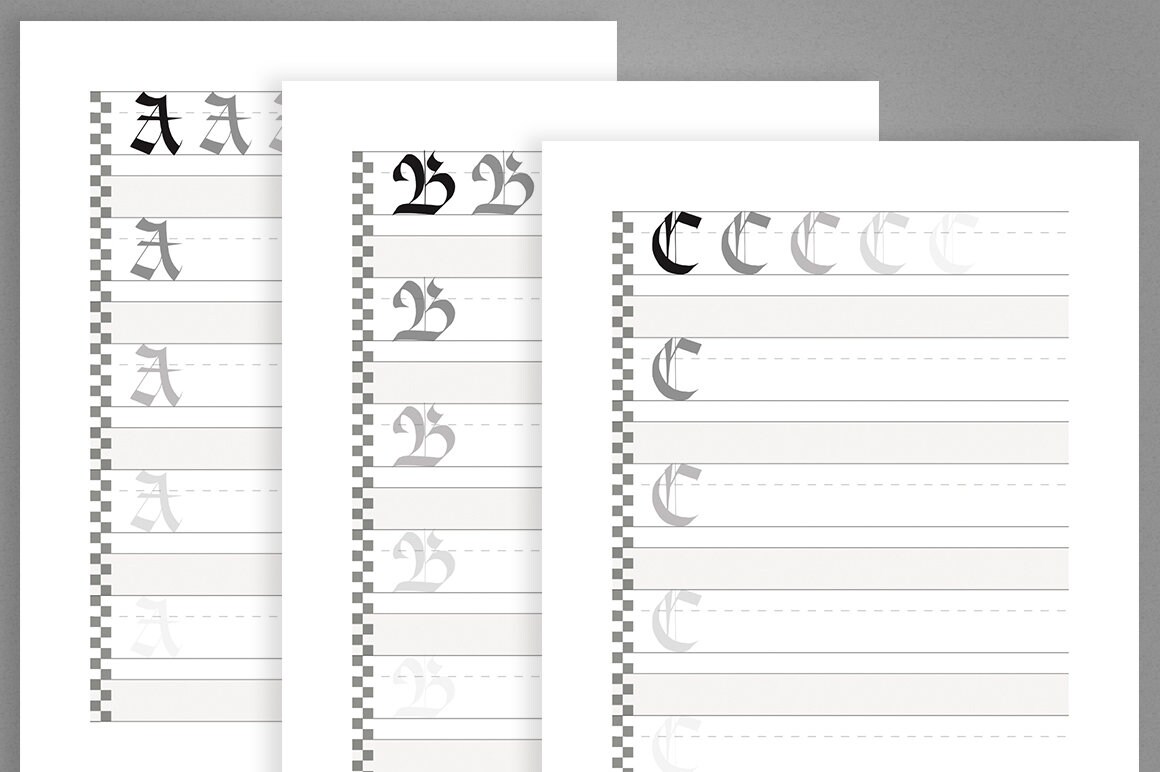 Bastarda Calligraphy – Blackletter Calligraphy Manual & Workbook ...