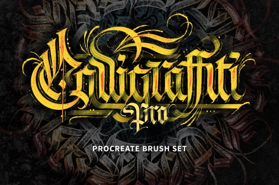 Calligraffiti Pro Procreate Brush Set | Etsy