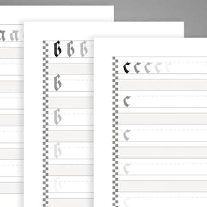Bastarda Calligraphy – Blackletter Calligraphy Manual & Workbook ...