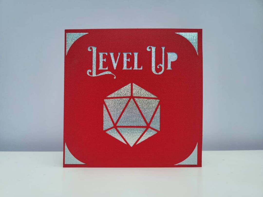 D&D Themed D20 Birthday Card - Etsy